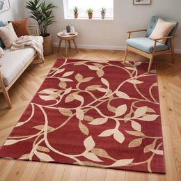 Teppich LIVABLISS "COMO", braun, B:200cm H:13,97mm L:290cm, Polypropylen (PP), Teppiche, Teppich, Vintage Orient Teppich im Boho Stil