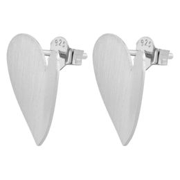 Adelia&acute;s Paar Ohrh&auml;nger ADELIA&acute;S "Ohrringe &ndash; Ohrstecker Herz aus 925 Silber", Damen, Gr. Damen, Silber 925 (Sterlingsilber), silber, Ohrringe, Perfekt zum Verschenken an besondere Menschen