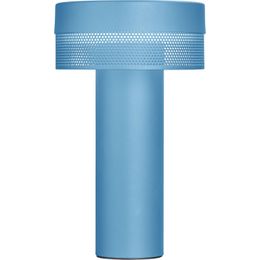 LED Tischleuchte "MESH-B", blau (pastellblau), 1, &Oslash; 14,5cm H: 24cm, 1 Stk., HELL H&Ouml;LLISCH GUTES LICHT, Leuchten, Tastdimmer, IP54, LED Tischleuchte