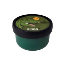 Lunchbox Mepal "Fruchtbox mit Gabel Campus 300 ml", gr&uuml;n (dino), L:6,7cm, Kunststoff, Lebensmittelaufbewahrungsbeh&auml;lter, Lunchbox