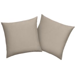 Kissenbezug OTTO HOME "Desner 100% Microfaser, extra weich, allergikerfreundlich", beige, B:40cm L:40cm, Microfaser, Obermaterial: 100% Polyester, Kissenbez&uuml;ge, Kissenbezug, uni Kissenh&uuml;lle, Premium Qualit&auml;t, schnell trocknend, pflegeleicht