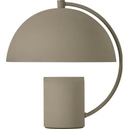 LED Tischleuchte "HEDDA", beige (olivgr&uuml;n), 1, &Oslash; 15cm H: 17cm, 1 Stk., HELL H&Ouml;LLISCH GUTES LICHT, Leuchten, Touchdimmer, 2-Stufen CCT, LED Tischleuchte