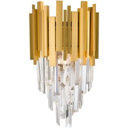 NOVA LUCE Wandleuchte "GRANE", gold, 2, &Oslash; 25cm H: 35cm, 1 Stk., Leuchten, Ohne Beleuchtung, Wandleuchte