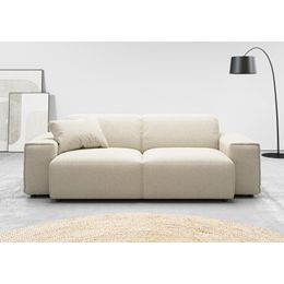 2,5-Sitzer Home Affaire "Glimminge auch in Breitcord, Feincord + Easy care-Bezug", beige (sand), B:214cm H:71cm T:101cm, 96% Polyester, 4% Polyacryl, Sofas, besondere Kedern&auml;hte, Zierkissen
