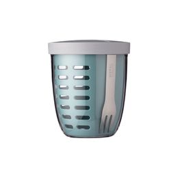 Lunchbox Mepal "Fruitpot Ellipse 600 ml", gr&uuml;n (nordic gr&uuml;n), Kunststoff, Lebensmittelaufbewahrungsbeh&auml;lter, Lunchbox