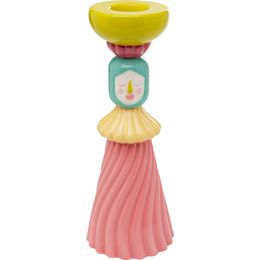 Kerzenst&auml;nder KARE DESIGN "Ballerina 32cm", mehrfarbig, B:12cm H:32cm T:12cm &Oslash;:12cm, Dolomit, Kerzenhalter