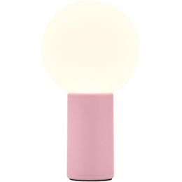 LED Tischleuchte "TINY", rosa (hellrosa), 1, &Oslash; 10cm H: 18cm, 1 Stk., HELL H&Ouml;LLISCH GUTES LICHT, Leuchten, Touchdimmer, IP54, 2-Stufen CCT, LED Tischleuchte