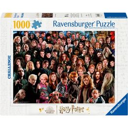 Puzzle Ravensburger "Challenge, Harry Potter", bunt, Puzzles, KinderB:70cm H:50cm, Pappe, Made in Germany, B:70cm H:50cm