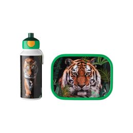Lunchbox Mepal "Lunchset Campus 400 ml + 700 ml 2er Set", bunt (wild tiger), ABS-Kunststoff, Lebensmittelaufbewahrungsbeh&auml;lter, Lunchbox