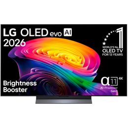 LG OLED-Fernseher "OLED48C68LA", Energieeffizienz: E (A-G), schwarz, 48 &Prime;, Fernseher