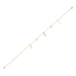 Adelia&acute;s Kettenanh&auml;nger ADELIA&acute;S "Anh&auml;nger &ndash; Unendlichkeitszeichen Anh&auml;nger aus Edelstahl", gold, Schmuckanh&auml;nger, Damen, Edelstahl, Kettenanh&auml;nger, Ein kleines Geschenk mit gro&szlig;er Wirkung