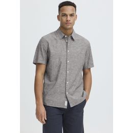 Kurzarmhemd Blend "BHABAN SHIRT PP NOOS", Herren, Gr. XXL, N-Gr, salute, Web, Obermaterial: 70% Baumwolle, 30% Leinen, Leinenoptik, unifarben, regular fit normal, Hemden, aus Baumwollmischung, mit Leinenoptik, Regular Fit, pflegeleicht