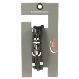 Adelia&acute;s Kettenanh&auml;nger ADELIA&acute;S "Anh&auml;nger &ndash; Gravuranh&auml;nger aus Leder", schwarz, Schmuckanh&auml;nger, Herren, Leder, Kettenanh&auml;nger, Sch&ouml;ne Geschenkidee zum Weihnachten