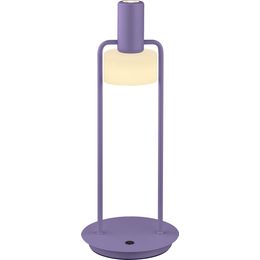 LED Tischleuchte "BANJI", violett, 2, &Oslash; 14,5cm H: 38cm, 1 Stk., HELL H&Ouml;LLISCH GUTES LICHT, Leuchten, Tastdimmer, LED Tischleuchte