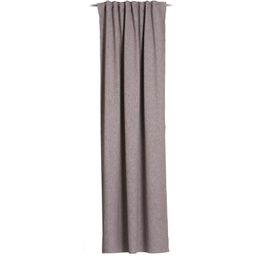 G&ouml;zze Vorhang G&Ouml;ZZE "Gigolo - Schlaufenschal mit Multifunktionsband" Gr. 1, silber (silberfarben), B:140cm H:245cm, Polyester, Gardinen, HxB: 245x140, Blackout Vorhang