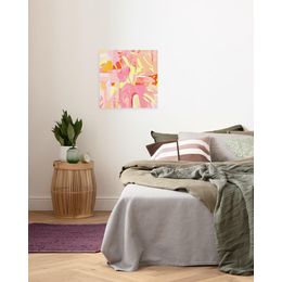 Leinwandbild Komar "Summer Party - Gr&ouml;&szlig;e 40 x 40 cm", bunt (farbe bild(er): bunt), B:40cm, Holz, Papier, Bilder, Leinwandbild, Keilrahmenbild mi Echtholzrahmen