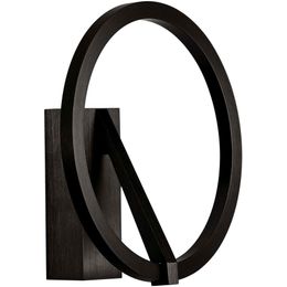 NOVA LUCE Wandleuchte "TILIA", schwarz, 1, &Oslash; 22cm H: 10cm, 1 Stk., Leuchten, Wandleuchte