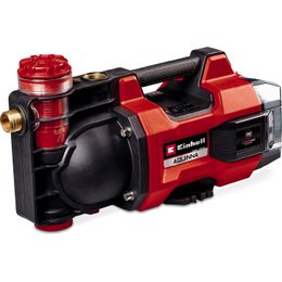 Akku-Gartenpumpe Einhell "AQUINNA 36/38 F LED", rot, B:20,3cm H:26,4cm L:51cm, Pumpen, 3.800 l/h, Power X-Change, ohne Akku und Ladeger&auml;t