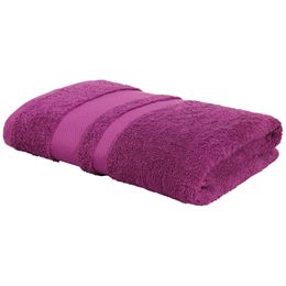 Handt&uuml;cher OTTO HOME "Vanessa, 8 Handt&uuml;cher, 50x100cm, in Standard- und Premium-Qualit&auml;t", beere anthrazit, B:50cm L:100cm, Walkfrottee, Obermaterial: 100% Baumwolle, Handt&uuml;cher, Handt&uuml;cher mit Bord&uuml;re, 100% Baumwolle, einfarbig, weich