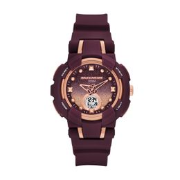 Chronograph Skechers "Brynwood", weinrot, Armbanduhren, Damen, Chronograph, Quarzuhr, Armbanduhr, Damenuhr, analog, digital, Tag, Wochentag