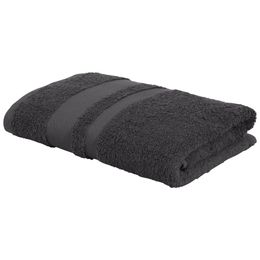 Duscht&uuml;cher OTTO HOME "Vanessa, 4 Duscht&uuml;cher, 70x140cm, in Standard- und Premium-Qualit&auml;t", grau (anthrazit), B:70cm L:140cm, Walkfrottee, Obermaterial: 100% Baumwolle, Handt&uuml;cher, Handt&uuml;cher mit Bord&uuml;re, 100% Baumwolle, einfarbig, weich