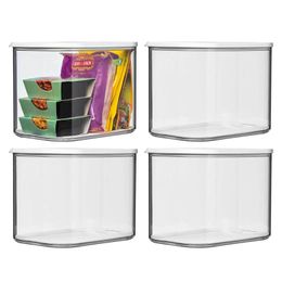 Vorratsdose Mepal "Vorratsdose Modula 4500 ml 4er Set wei&szlig;", wei&szlig;, Kunststoff, Lebensmittelaufbewahrungsbeh&auml;lter, Vorratsdose