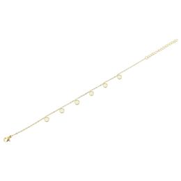 Adelia&acute;s Fu&szlig;kette ADELIA&acute;S "Fu&szlig;kettchen &ndash; aus Edelstahl", gold, Fu&szlig;ketten, Damen, Edelstahl, Ein kleines Geschenk mit gro&szlig;er Wirkung