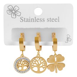 Adelia&acute;s Kettenanh&auml;nger ADELIA&acute;S "Anh&auml;nger &ndash; Lebensbaumanh&auml;nger aus Edelstahl", gold, Schmuckanh&auml;nger, Damen, Edelstahl, Kettenanh&auml;nger, Ideal als Geschenk &ndash; dezent und elegant