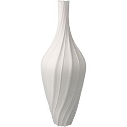 Dekovase Goebel "Kaiser Porzellan - Bahar", wei&szlig; (biskuit wei&szlig;), B:11cm H:31cm T:11cm, Biskuitporzellan, Vasen, 31 cm