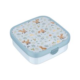 Lunchbox Mepal "Brotdose XL Campus (2025) 1,3 l", blau (forest friends), L:18,2cm, Kunststoff, Lebensmittelaufbewahrungsbeh&auml;lter, Lunchbox