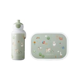 Lunchbox Mepal "Lunchset Campus 400 ml + 700 ml 2er Set", gr&uuml;n (little farm), ABS-Kunststoff, Lebensmittelaufbewahrungsbeh&auml;lter, Lunchbox