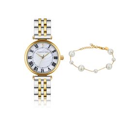 Quarzuhr ISABELLA FORD "SFH6-1", gold, silber, Armbanduhren, Damen, Quarzuhr