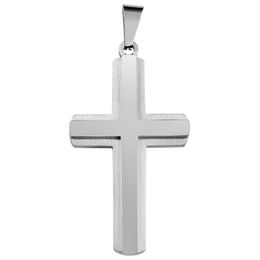 Adelia&acute;s Kettenanh&auml;nger ADELIA&acute;S "Anh&auml;nger &ndash; Kreuz Kreuzanh&auml;nger aus Edelstahl", silber, Schmuckanh&auml;nger, Damen, Edelstahl, Kettenanh&auml;nger, Ein stilvolles Geschenk f&uuml;r besondere Momente