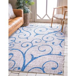 Outdoorteppich "Outdoor Beauties, LAGERR&Auml;UMUNG", bunt (hellgrau, blau), B:152cm H:4mm L:244cm, Polypropylen (PP), MyFlair M&Ouml;BEL & ACCESSOIRES, Teppiche, Outdoorteppich, In- und Outdoor geeignet, ideal im Wohnzimmer & Schlafzimmer