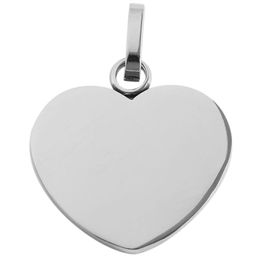 Adelia&acute;s Kettenanh&auml;nger ADELIA&acute;S "Anh&auml;nger &ndash; Herz Gravuranh&auml;nger aus Edelstahl", silber, Schmuckanh&auml;nger, Damen, Edelstahl, Kettenanh&auml;nger, Ideal als Geschenk zum Jubil&auml;um