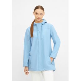 Steppjacke Bench. "642191", Damen, Gr. 40, blau (blau bell), Web, Obermaterial: 100% Polyester, unifarben, Jacken Steppjacke, Casual Fit, Langarm, mit Rei&szlig;verschluss, aus Polyester
