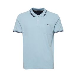 Poloshirt FQ1924 "Poloshirt FQElvar", Herren, Gr. S, blau (powder blau), Obermaterial: 100% Baumwolle CO., Shirts