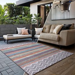 Outdoorteppich OTTO HOME "Rheya, LAGERR&Auml;UMUNG", grau, B:160cm H:8mm L:230cm, Polyester, Teppiche, Outdoorteppich, Flachgewebe, modernes Design, waschbar, In- und Outdoor geeignet