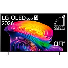 LG OLED-Fernseher "OLED42C68LA", Energieeffizienz: G (A-G), schwarz, 42 &Prime;, Fernseher