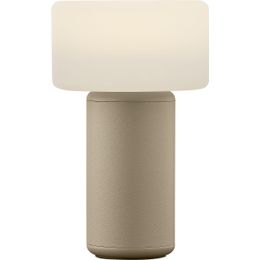 LED Tischleuchte "TINY", beige (sand), 1, &Oslash; 8cm H: 13cm, 1 Stk., HELL H&Ouml;LLISCH GUTES LICHT, Leuchten, Touchdimmer, IP54, 2-Stufen CCT, LED Tischleuchte