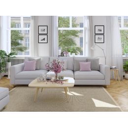 Sisalteppich Dekowe "Mara S2 mit Bord&uuml;re", beige (champagner, meliert), B:200cm H:5mm L:290cm, Sisal, Teppiche, Sisalteppich, Flachgewebe, Material: 100% Sisal, Wohnzimmer, Kundenliebling