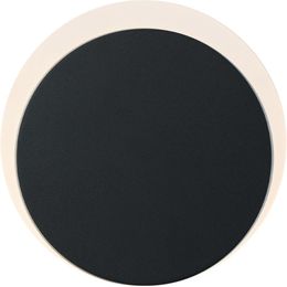 LED Wandleuchte "SUN-B", schwarz, 1, &Oslash; 15cm H: 4cm, 1 Stk., HELL H&Ouml;LLISCH GUTES LICHT, Leuchten, Touchdimmer, 3-Stufen dimmbar, IP54, LED Wandleuchte
