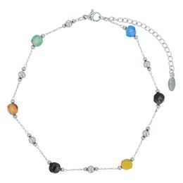 Adelia&acute;s Kettenanh&auml;nger ADELIA&acute;S "Anh&auml;nger aus Edelstahl mit Perle", bunt (silber), Schmuckanh&auml;nger, Damen, Edelstahl, Kettenanh&auml;nger, Ein kleines Geschenk mit gro&szlig;er Wirkung