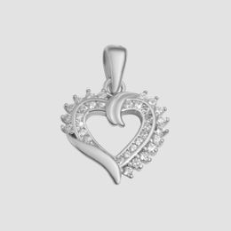 Adelia&acute;s Kettenanh&auml;nger ADELIA&acute;S "Anh&auml;nger &ndash; Herz Herzanh&auml;nger aus 925 Silber mit Zirkonia", silber, Schmuckanh&auml;nger, Damen, Silber 925 (Sterlingsilber), Kettenanh&auml;nger, Zum Verschenken &ndash; ideal zum Muttertag