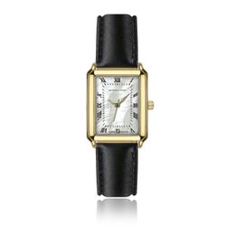 Quarzuhr ISABELLA FORD "FG4-S018G", schwarz, Armbanduhren, Damen, Quarzuhr