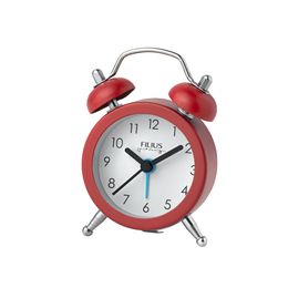 Glockenwecker FILIUS zeitdesign, rot, Wecker, Reisewecker, Quarzwecker, Kinderwecker, Schlafzimmer, Schulanfang