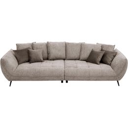 Big-Sofa exxpo - SOFA FASHION "Triton Mega Sofa,toller Sitzkomfort, Steppung im Sitz, Breite 311cm", grau (taupe), B:311cm H:95cm T:130cm, Sofas, Big-Sofa, inkl.10-teiliges Kissenset,gem&uuml;tliches Megasofa,viel Platz zum Relaxen