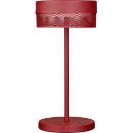 LED Tischleuchte "MESH-B", indischrot, 1, &Oslash; 14,5cm H: 30cm, 1 Stk., HELL H&Ouml;LLISCH GUTES LICHT, Leuchten, Tastdimmer, IP54, LED Tischleuchte