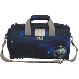 Sporttasche School-Mood "Moritz (Weltall)", Kinder, Gr. B/H/T: 39cm x 20cm x 22cm, blau (moritz), Polyester, Taschen Sporttasche