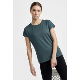 Funktionsshirt Only Play "ONPAUBREE SS LOOSE TRAIN TEE CURVY NOOS", Damen, Gr. 40/42, mediterranea, Jersey, Obermaterial: 88% Polyester, 12% Elasthan, unifarben, relaxed fit normal, Rundhals, Shirts Funktionsshirt, Relaxed Fit, aus Polyester und Elasthan, unifarbenes Jersey